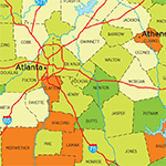 Georgia Business & Tourism Maps | Georgia Department of Economic ...