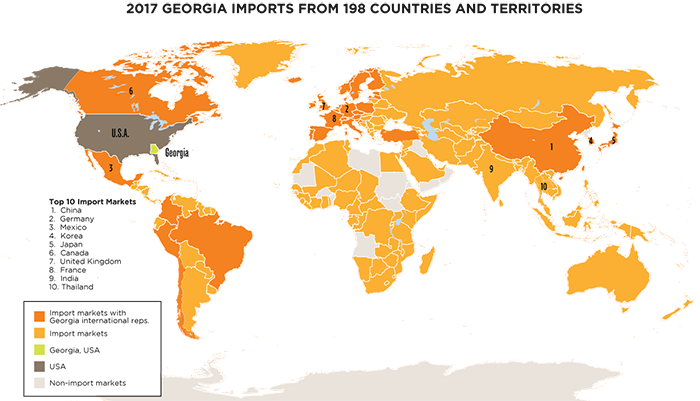 2017 International Trade Numbers | Georgia.org