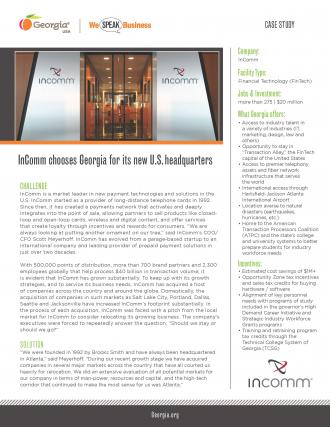 InComm chooses Georgia for its new U.S. headquarters | Georgia.org