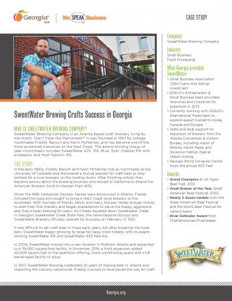 SweetWater Brewing Crafts Success in Georgia | Georgia.org